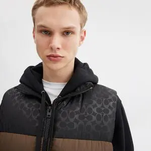 COACH Down Puffer Vest In Recycled Polyester