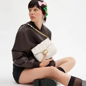 COACH Times Square Tabby Shoulder Bag With Quilting