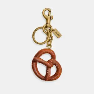 COACH® Pretzel Bag Charm - Brass/multi