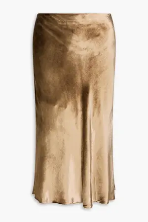Vince Velvet Skirt - Army Green