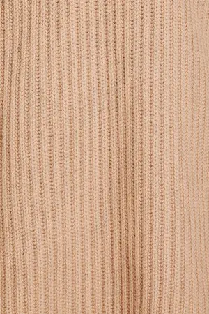 JOSEPH Ribbed Merino Wool Sweater - Sand