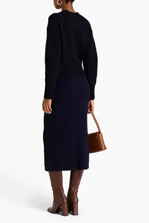 Vince Wool-blend Knit Sweater - Midnight Blue