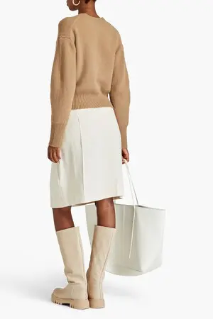 Vince Wool-blend Knit Sweater - Sand