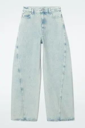 Cos Twist Barrel-leg Jeans - Blue