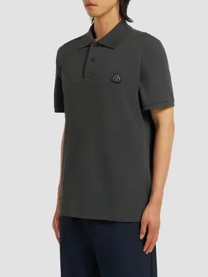 Moose Knuckles Everett Logo Polo Shirt