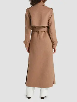 Simkhai Rumi Belted Wool-blend Coat