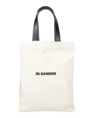 JIL SANDER Handbag In Cotton, Linen And Leather - Beige