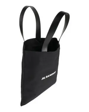 JIL SANDER Handbag In Cotton, Linen And Cow Leather - Black