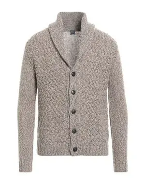 Fedeli Cardigan Khaki Size Alpaca Wool, Virgin Wool