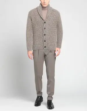 Fedeli Cardigan Khaki Size Alpaca Wool, Virgin Wool
