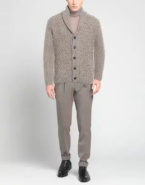 Fedeli Cardigan Khaki Size Alpaca Wool, Virgin Wool