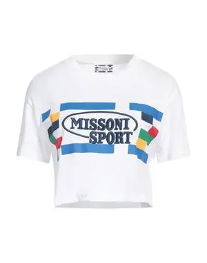 Missoni Cotton Crop T-shirt - White