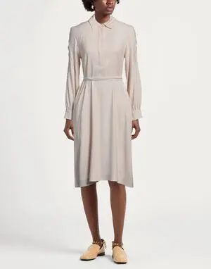 Peserico Midi Dress Size Viscose, Wool, Elastane