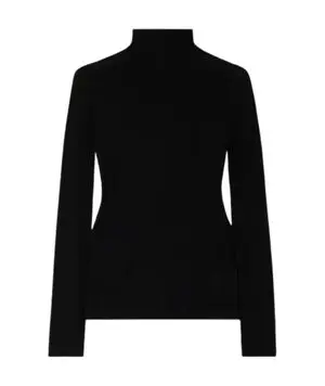 AGOLDE Pascale Stretch-lyocell Turtleneck Top - Black