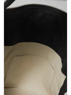 Khaite Elena Studded Textured-leather Shoulder Bag - Black