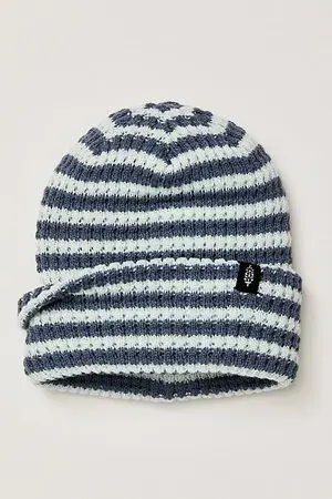 Free People Stripe It Up Cool Down Beanie Pistachio/slate Combo