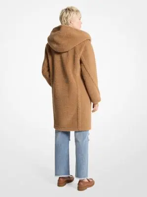 Michael Kors Faux Fur Teddy Coat In Brown - 64% Off | Editorialist