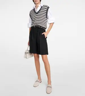 Brunello Cucinelli Twill Shorts - Black
