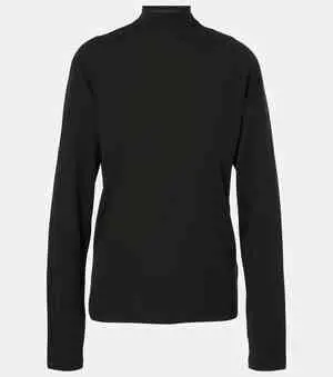 THE ROW Honna Wool Turtleneck Top