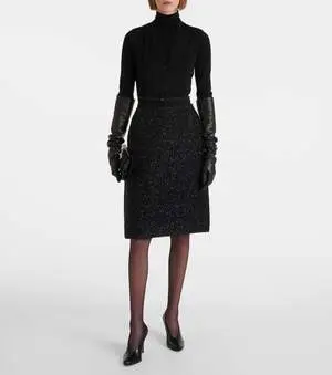THE ROW Honna Wool Turtleneck Top
