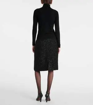 THE ROW Honna Wool Turtleneck Top