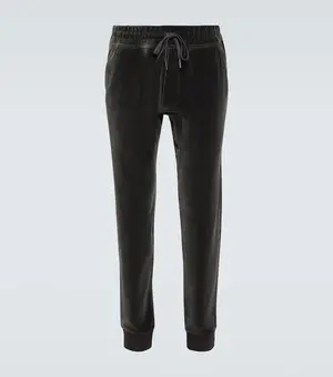 TOM FORD Cotton Terry Sweatpants - Grey