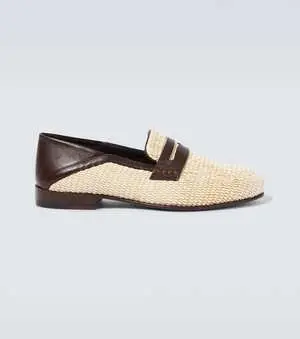 Manolo Blahnik Trimmed Loafers