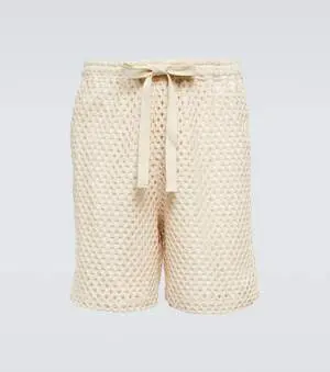 Commas Cotton-blend Shorts - Beige