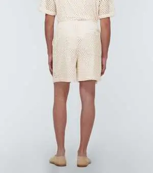 Commas Cotton-blend Shorts - Beige