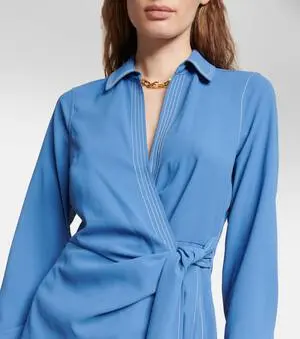 Veronica Beard Lavella Crepe Minidress