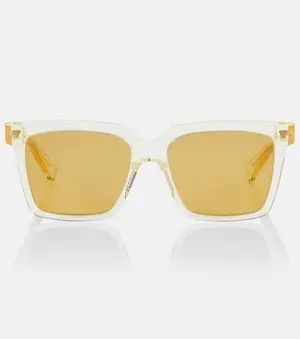 Bottega Veneta Square Sunglasses - Yellow