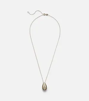 STONE AND STRAND Pistachio Diamond Pendant Necklace - Gold