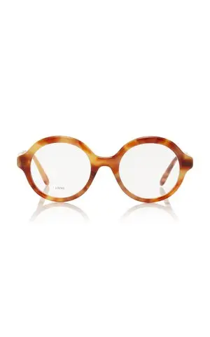 Loewe Round-frame Acetate Glasses - Neutral