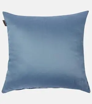 Etro Embroidered Cotton Satin Cushion