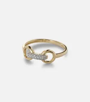 STONE AND STRAND Bridle Diamond Ring - Gold