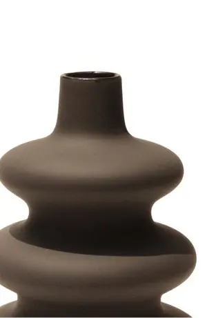 OSMOS STUDIO Big Mezo Vase - Off Black