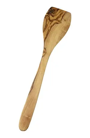 GHARYAN STONEWARE Olive Wood Large Spatula - Natural