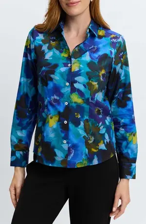 Foxcroft June Floral Shirt