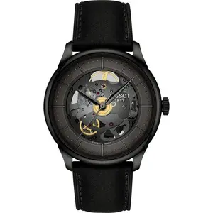 TISSOT Chemin Des Tourelles Strap Watch - Gun