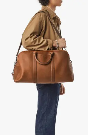 Shinola Runwell Navigator Leather Duffle