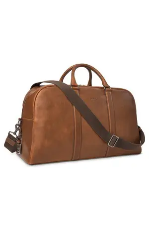 Shinola Runwell Navigator Leather Duffle
