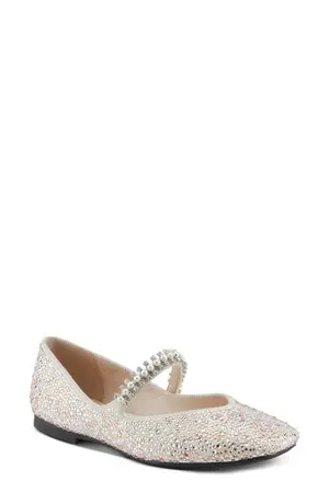 SPRING STEP SHOES Kailyn Mary Jane Flat - Light Beige Multi