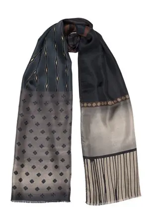 ELIZABETTA Atrilarge Silk Scarf - Plum