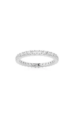 Badgley Mischka Round Cut Lab Created Diamond Infinity Ring 1.0 Ctw