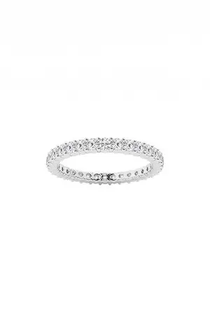 Badgley Mischka Round Cut Lab Created Diamond Infinity Ring 1.0 Ctw