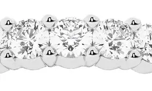 Badgley Mischka Round Cut Lab Created Diamond Infinity Ring 1.0 Ctw