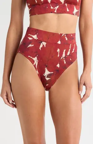 KILO BRAVA Lounge High Cut Briefs - Fallen Leaves