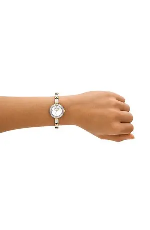 Kate Spade New York Crystal Bangle Watch - Two Tone