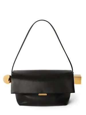 Jacquemus JACQUEMUS Le Rond Carre Shoulder Bag - Black