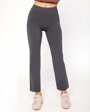 REBODY Lexi Bootcut Cloudlux Leggings - Smoke